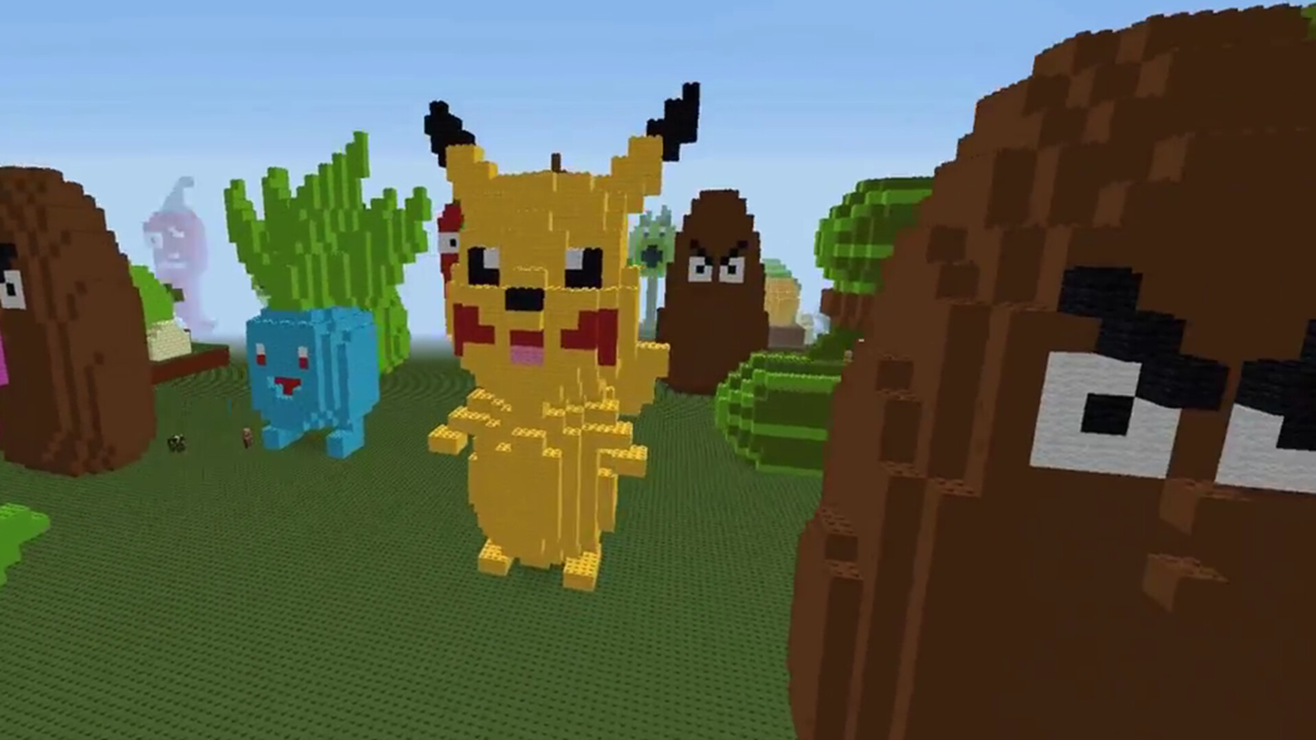 Pokemon go PVZ LEGO PIKACHU Minecraft Map