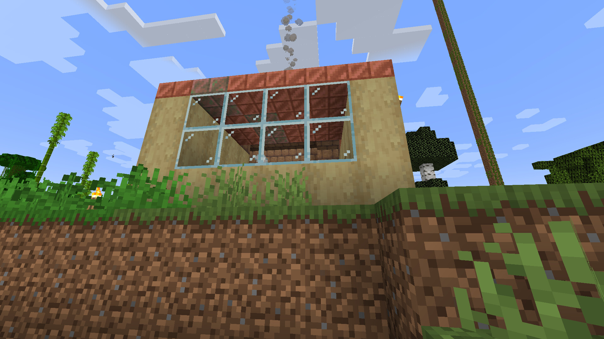 Mud Brick Modern Starter Hut Minecraft Map