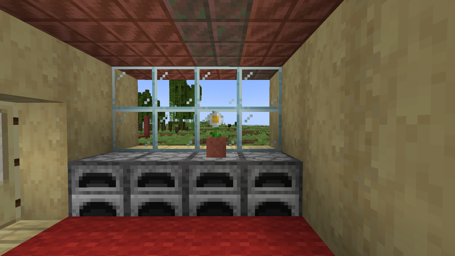 Mud Brick Modern Starter Hut Minecraft Map