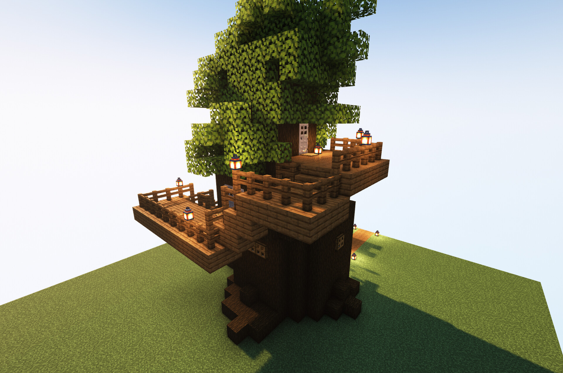 Survival Treehouse Minecraft Map