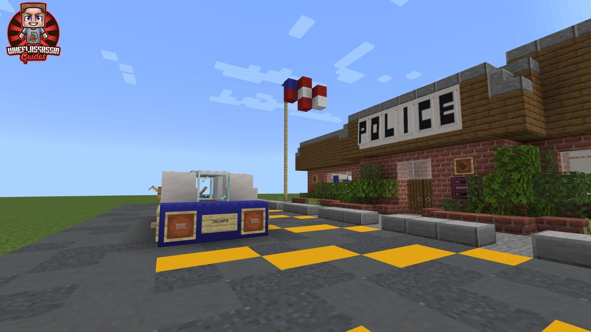 A Hawkins Police car from Stranger Things! Minecraft Map