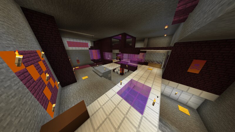 The center undermining (Road to the underground Illager city (Alpha)) Minecraft Map