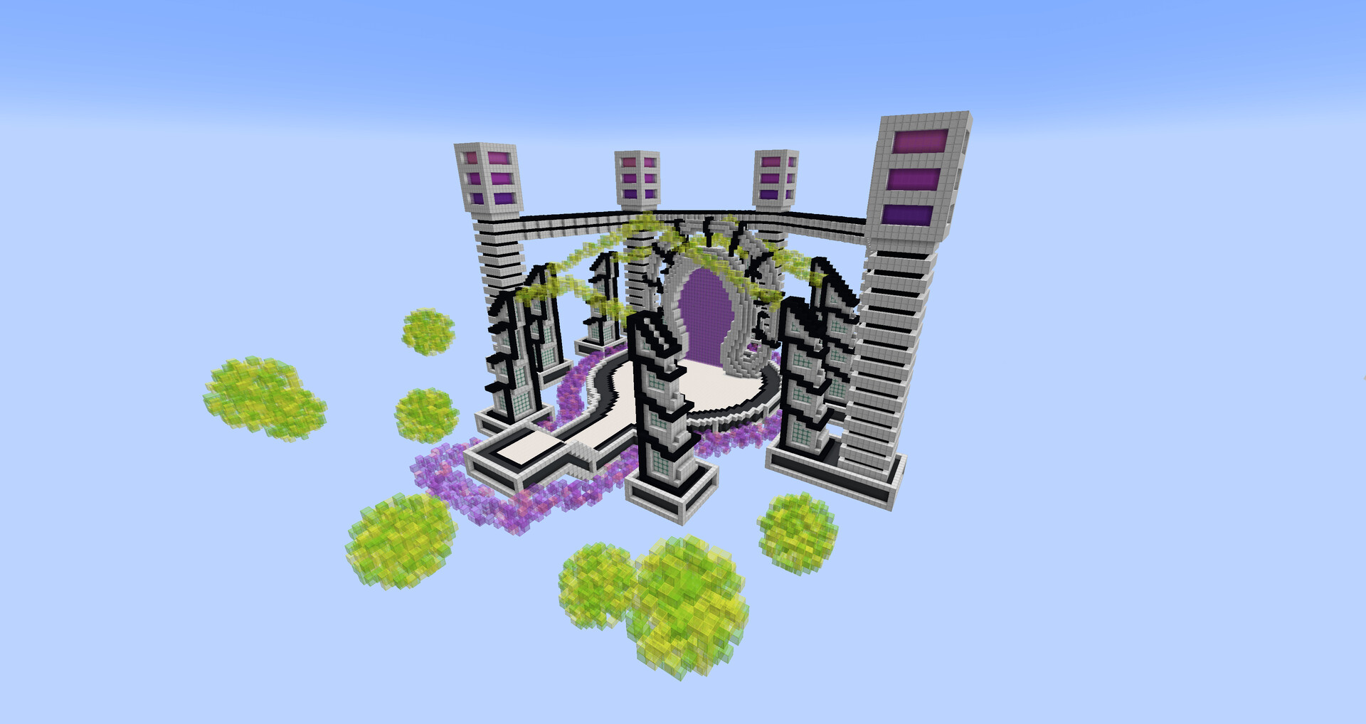 BEYOND | Futuristic Hub Minecraft Map