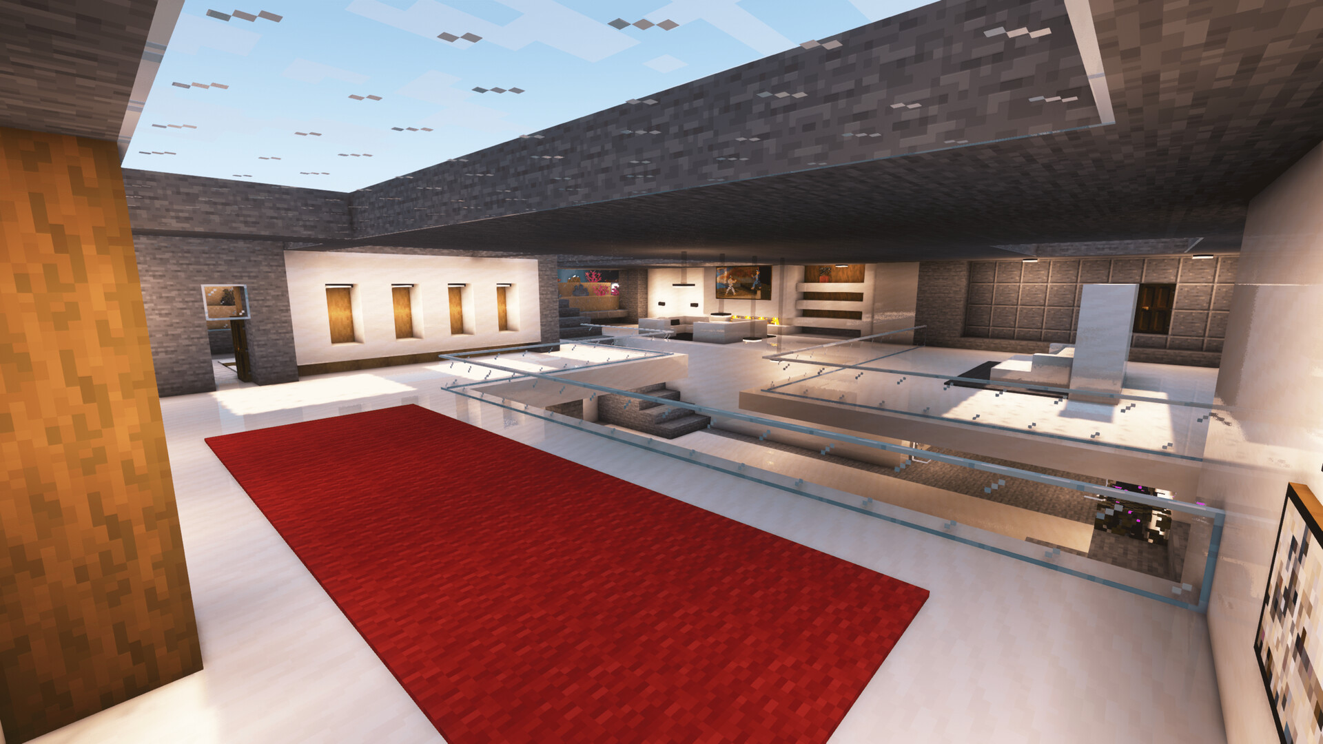 Inverted Solo House Pyramid by TNA Architects Minecraft Map