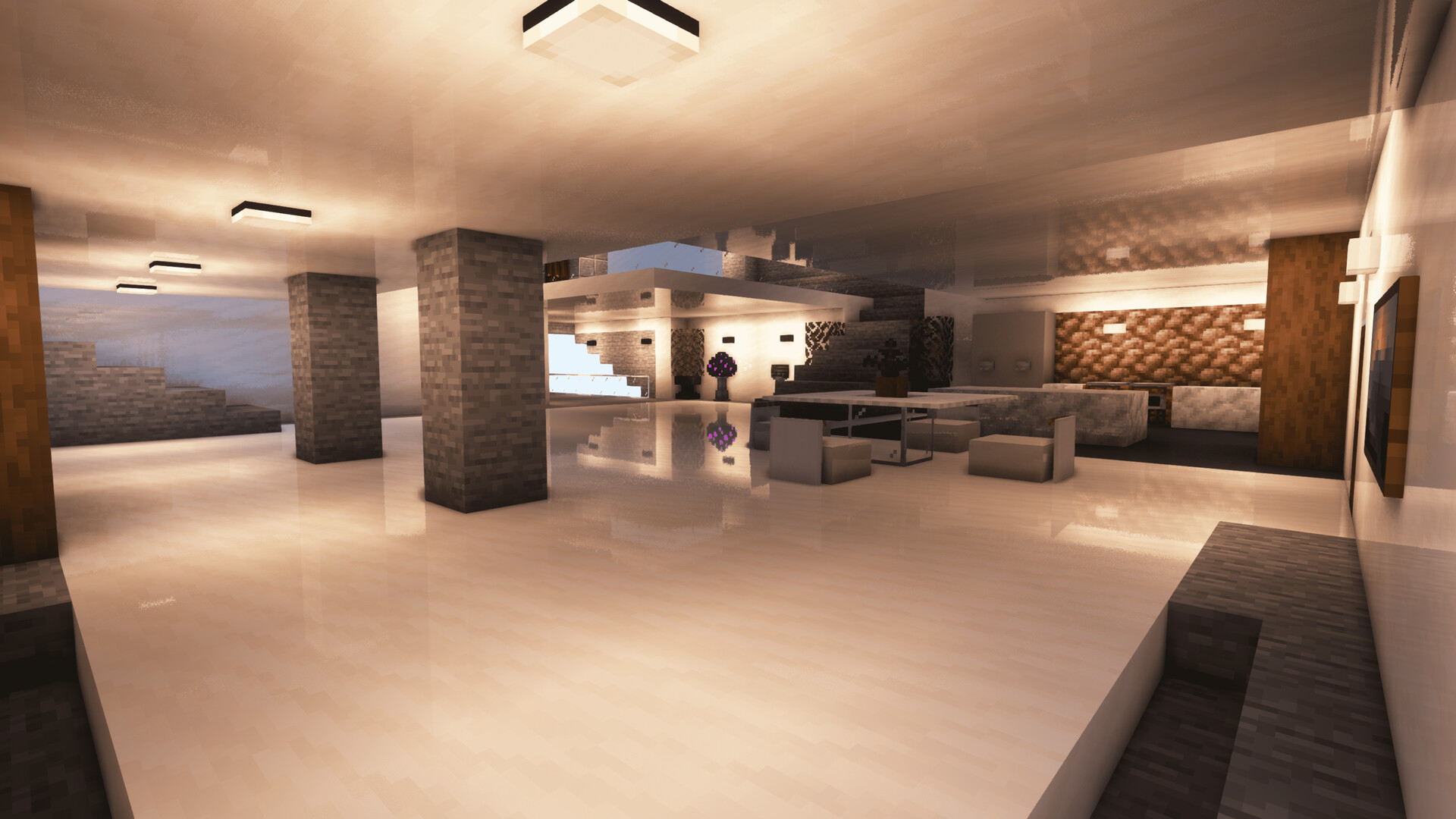 Inverted Solo House Pyramid by TNA Architects Minecraft Map