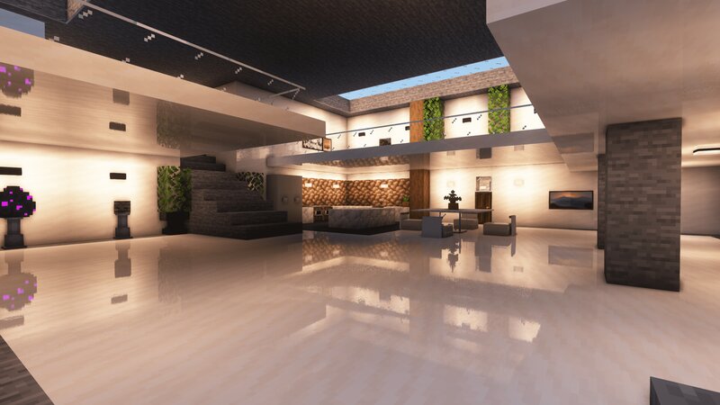 Inverted Solo House Pyramid by TNA Architects Minecraft Map