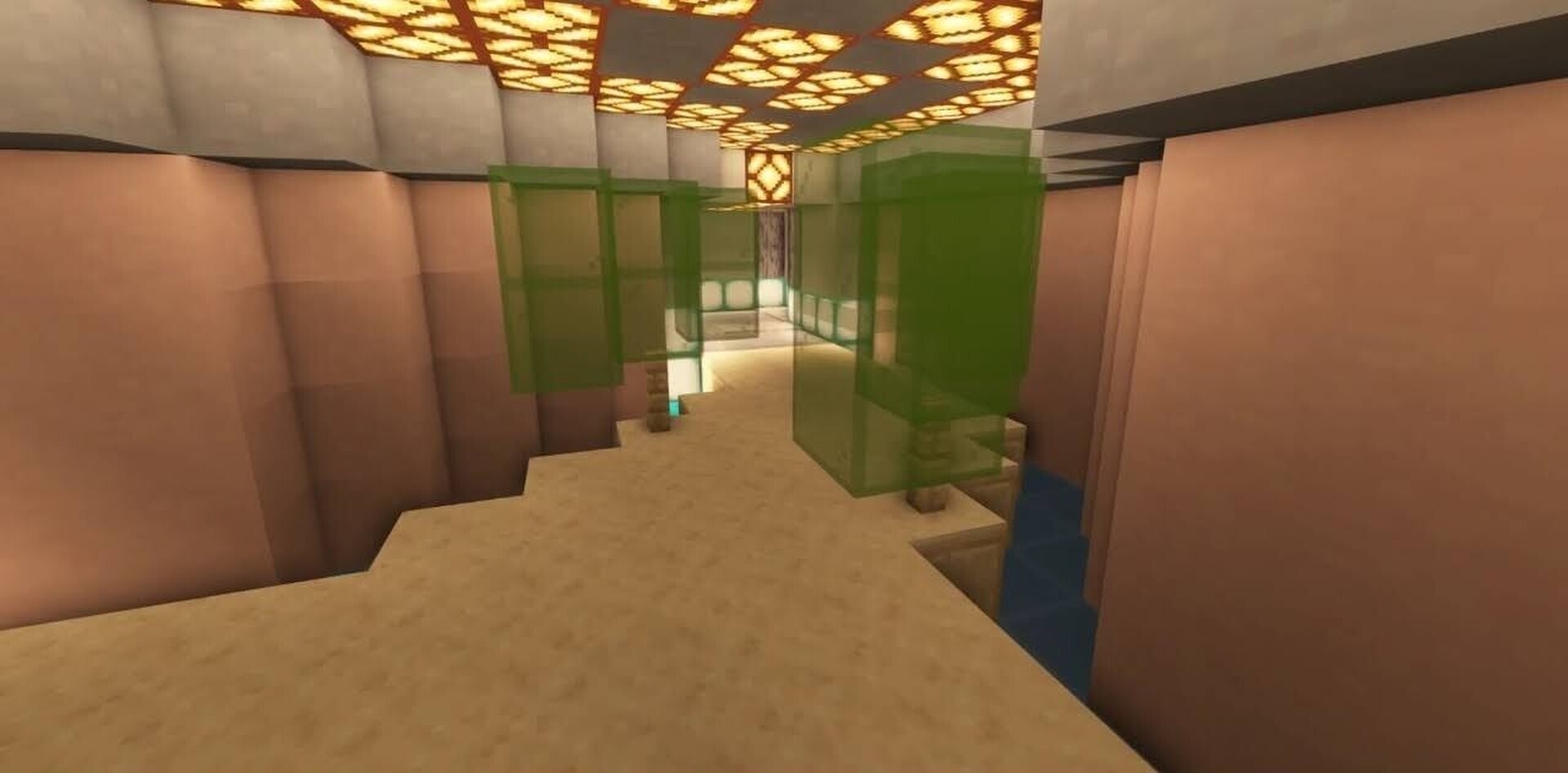 Spaceship from Among Us Minecraft Map