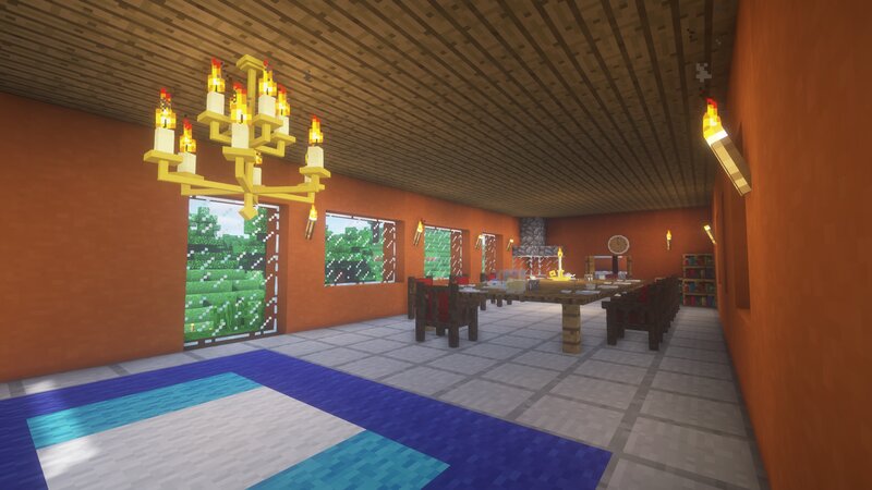 Manoir Frigiel et Fluffy Minecraft Map