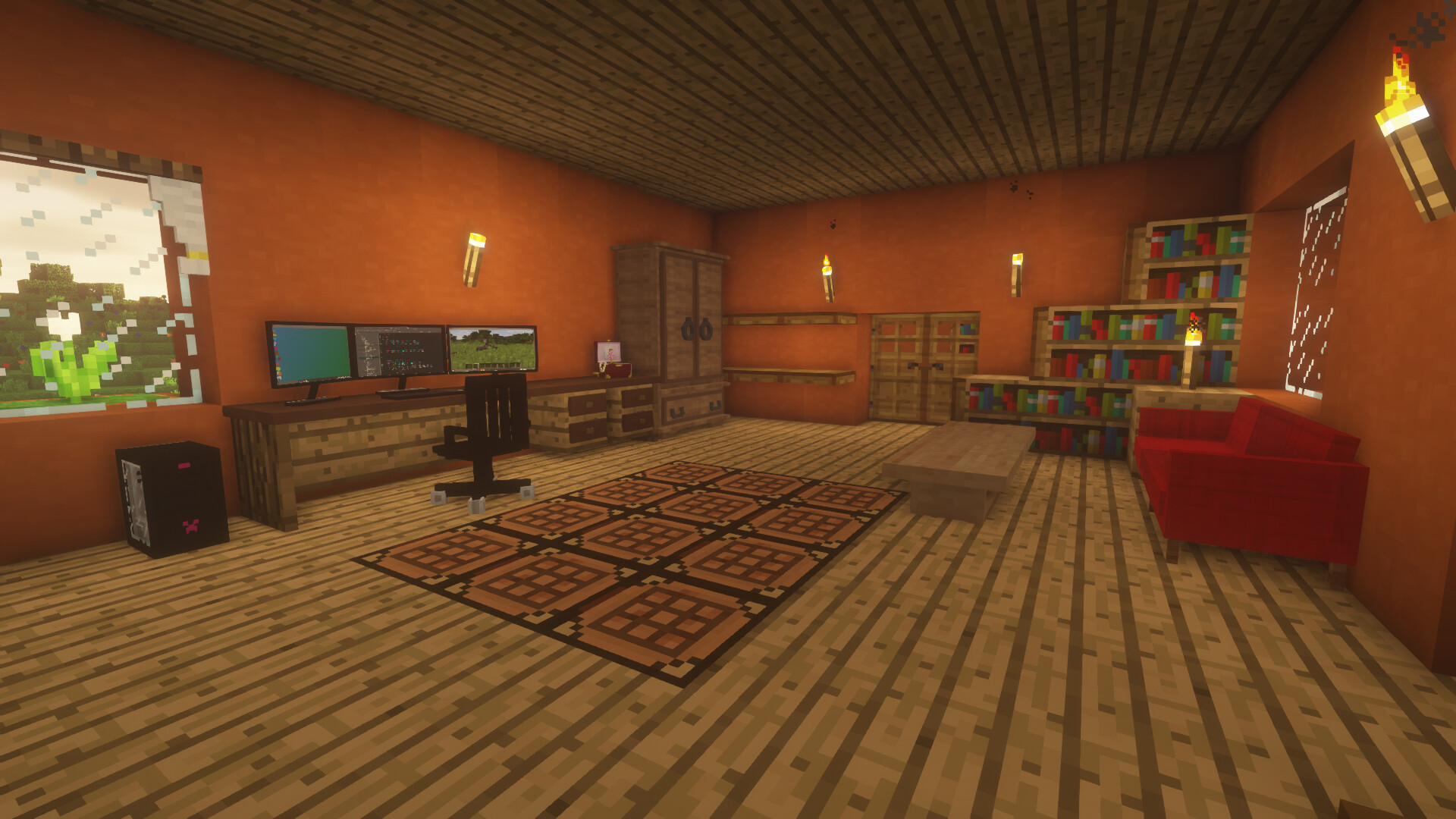 Manoir Frigiel et Fluffy Minecraft Map