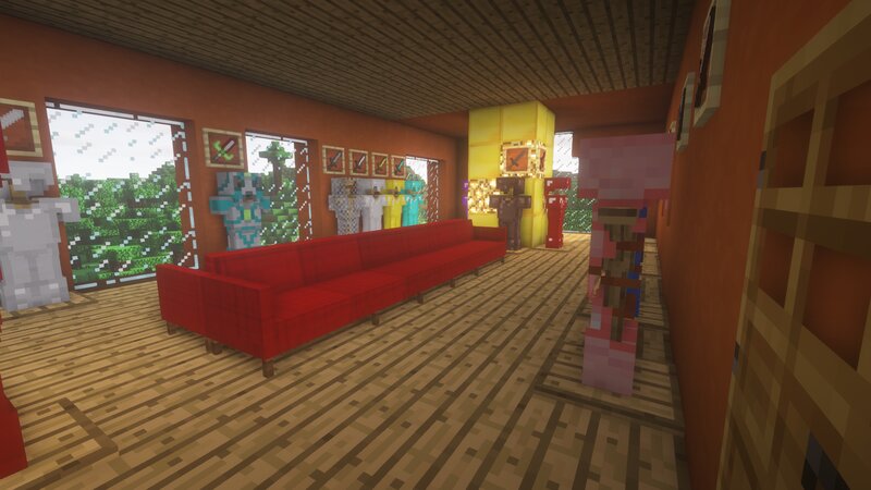 Manoir Frigiel et Fluffy Minecraft Map