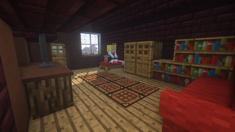 Manoir Frigiel et Fluffy Minecraft Map