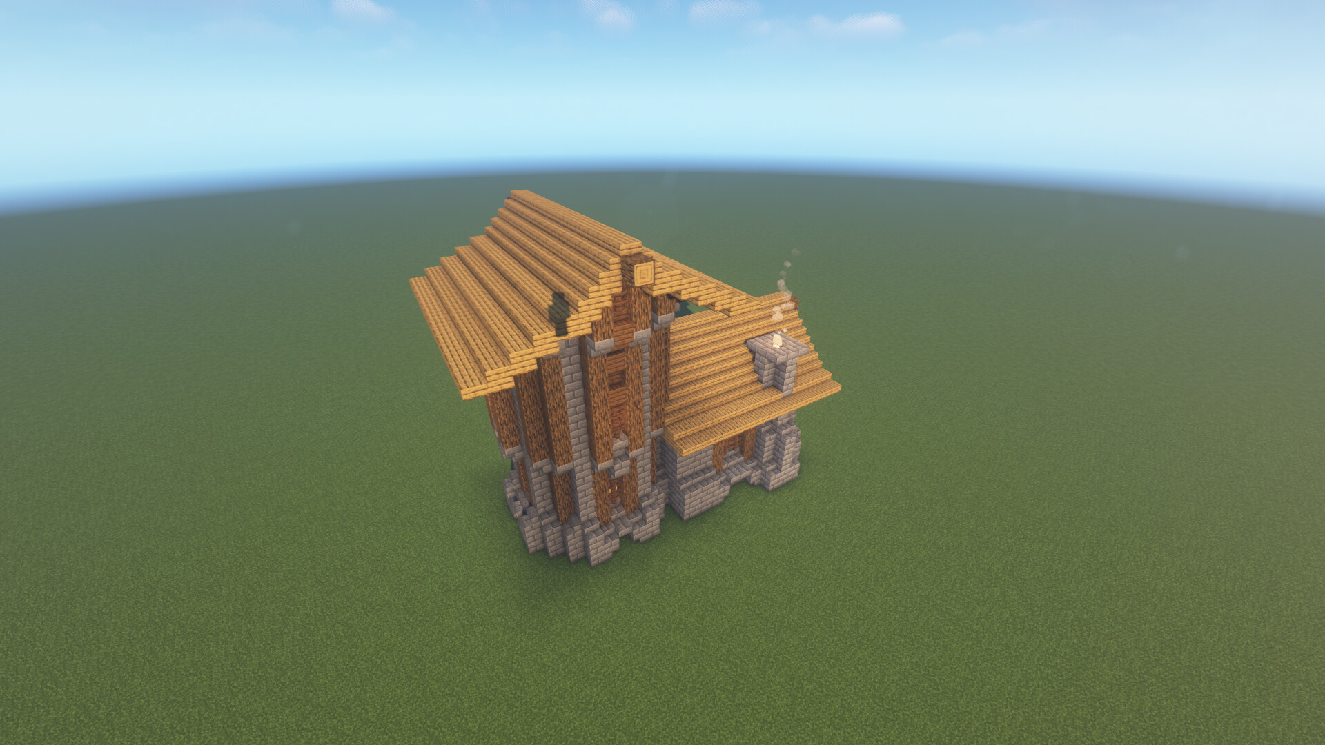 Medieval tower house Litematic Minecraft Map