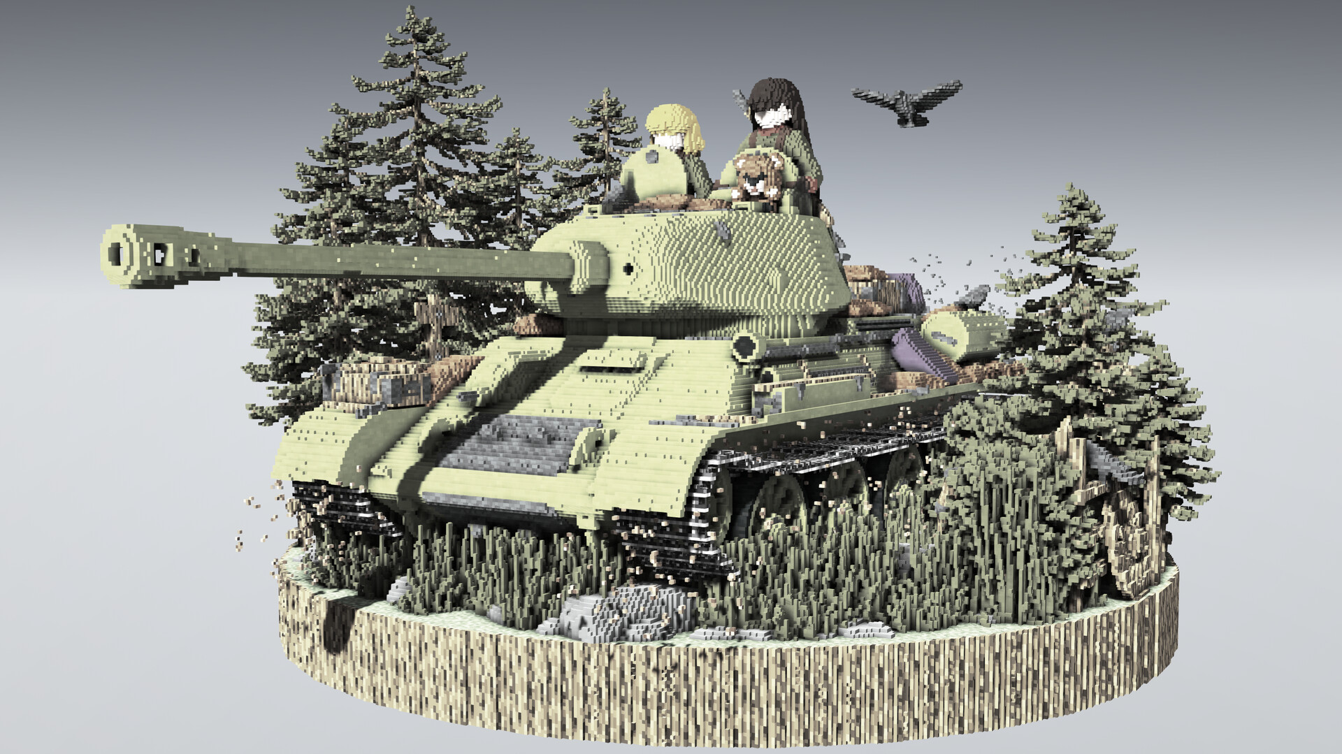 Build | Tank | USSR | T-34-85 | Medium | Mod - Chisels and bits - Small ...