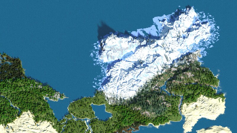 Five Worlds / Survival Map - [WorldPainter] Minecraft Map