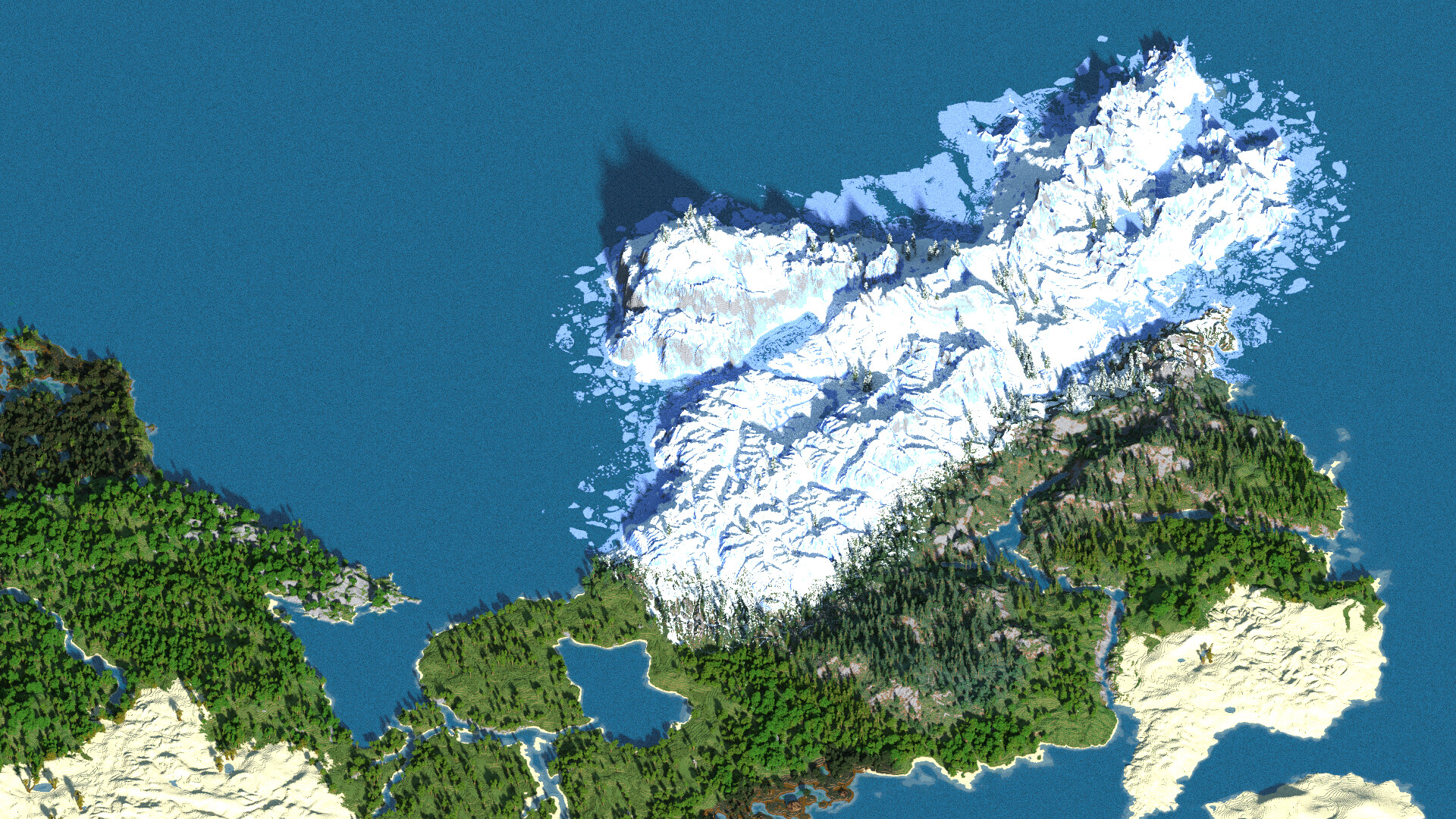 Five Worlds / Survival Map - [WorldPainter] Minecraft Map