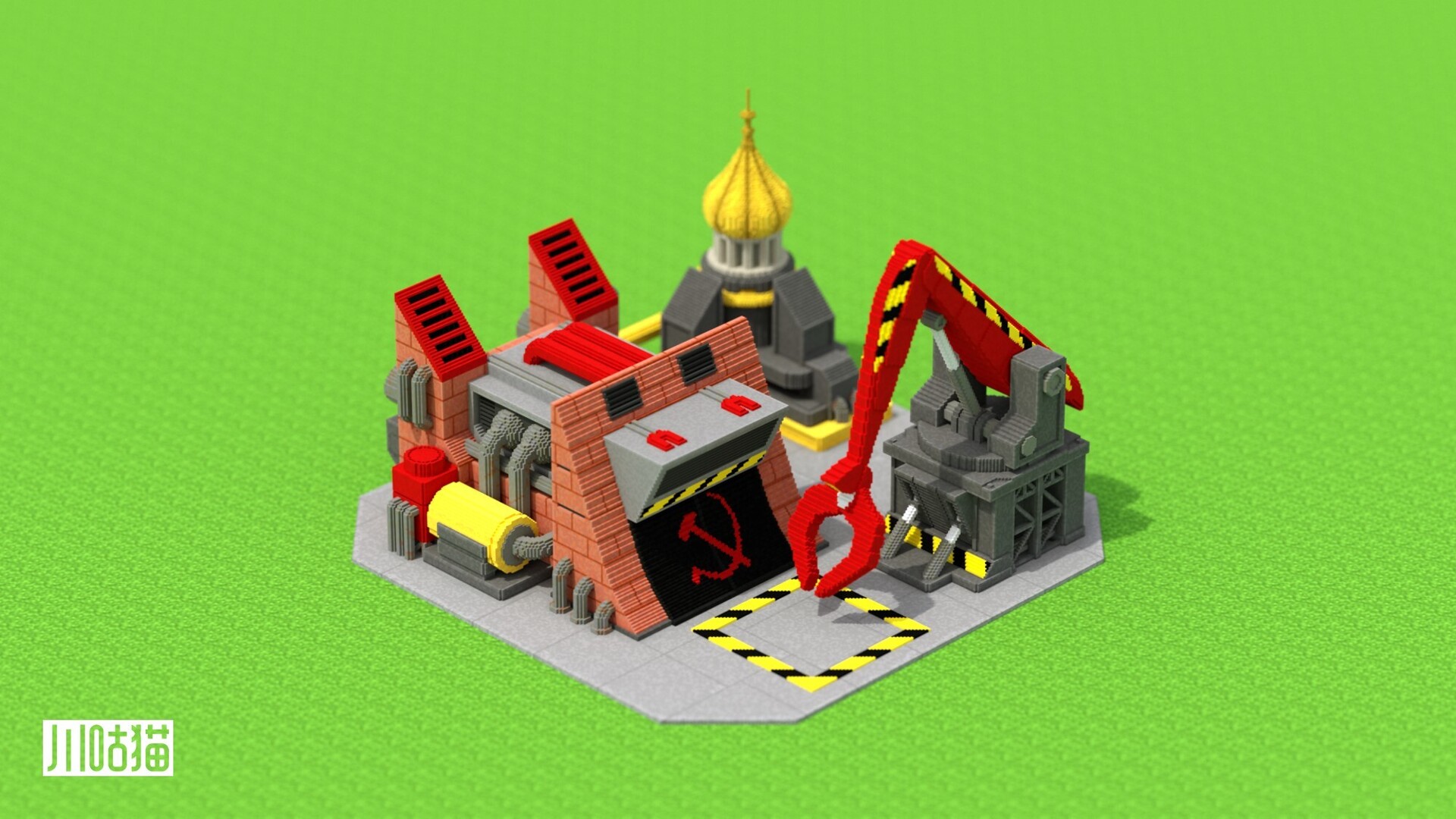 Soviet MCV (Red Alert 2) Minecraft Map