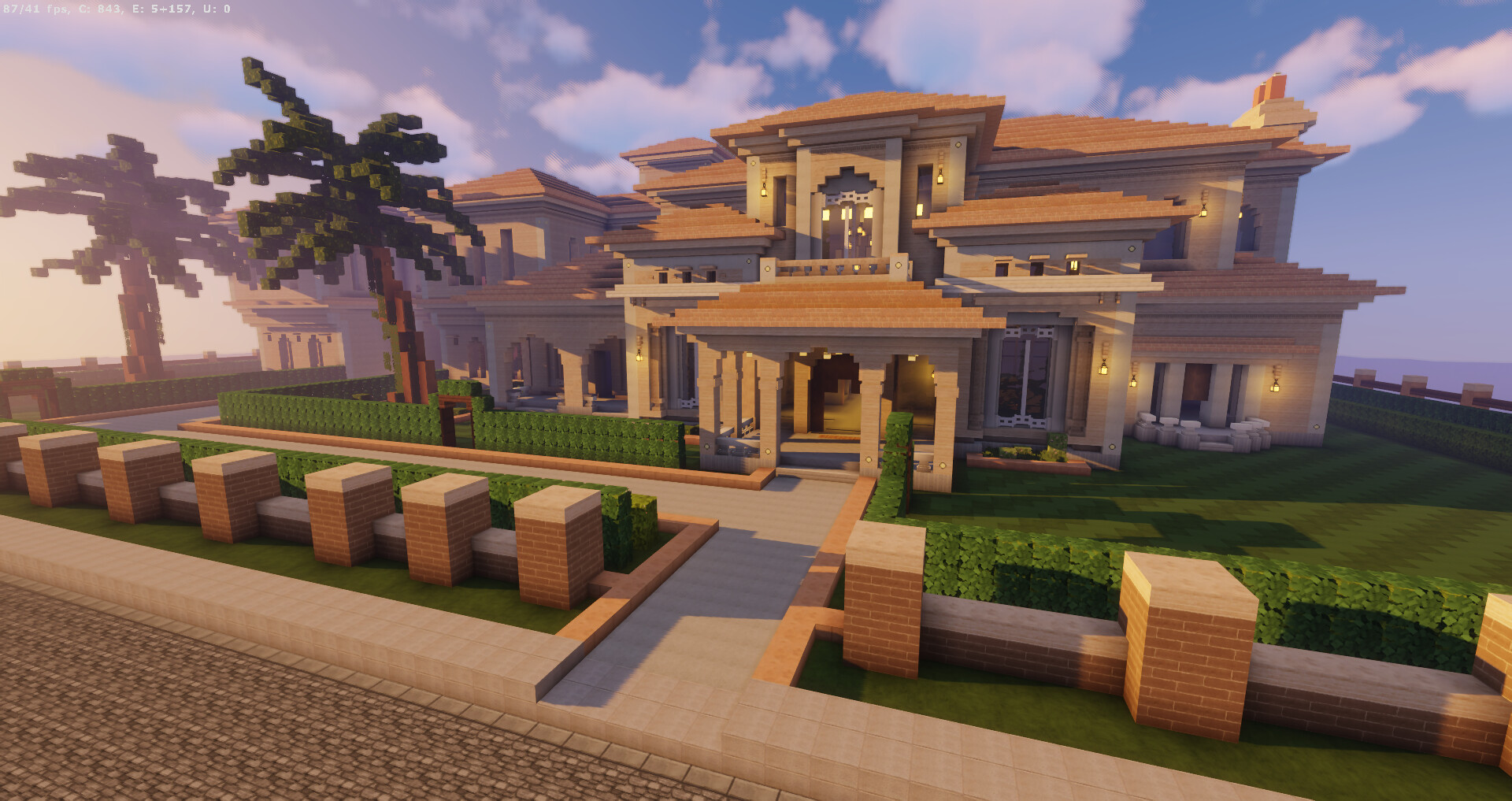 Mediterranean Mansion (World Download) Minecraft Map