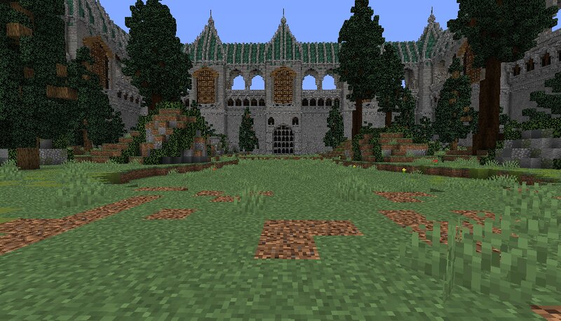 duel map green castle Minecraft Map