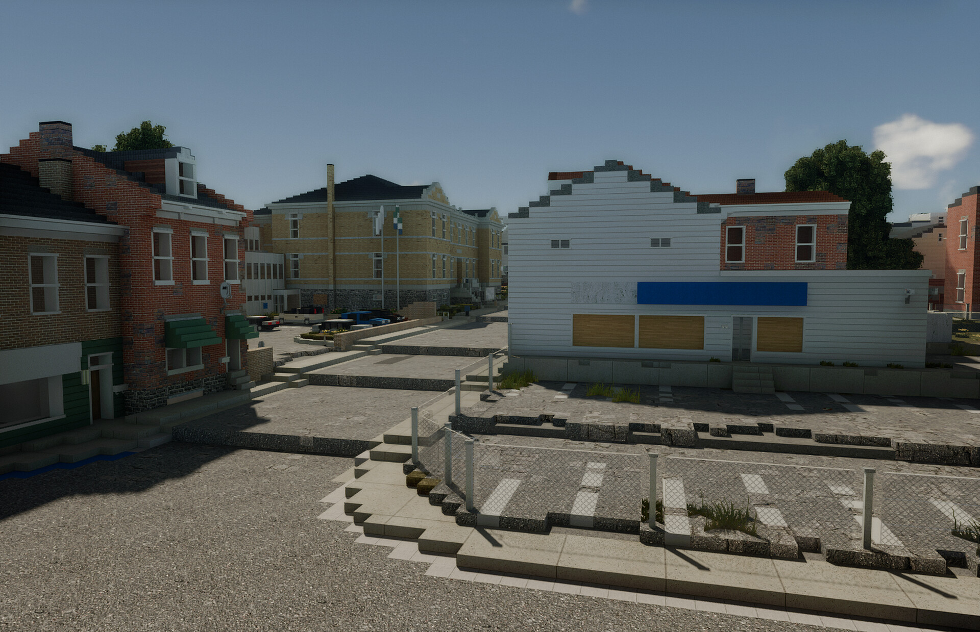 Bronson neighborhood on TRS Minecraft Map