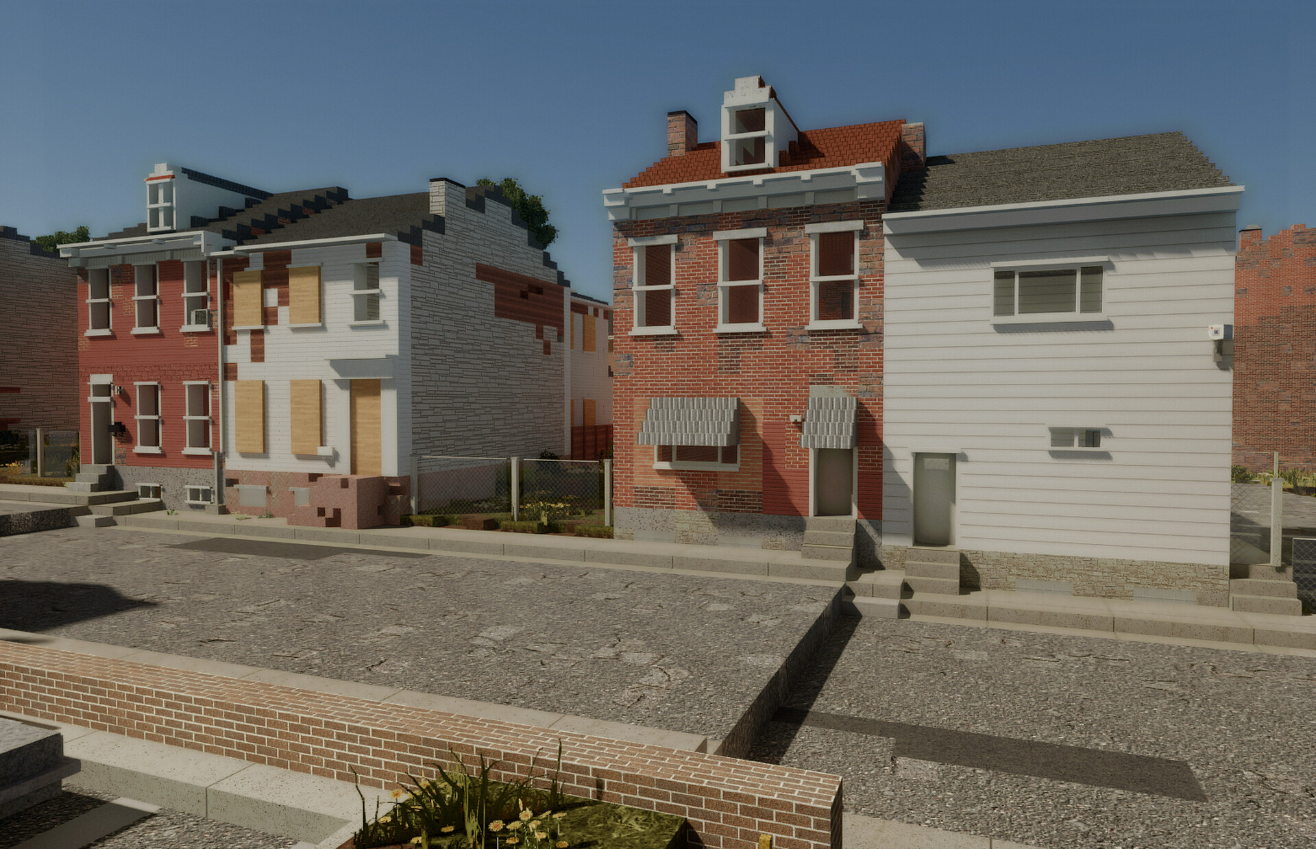 Bronson neighborhood on TRS Minecraft Map