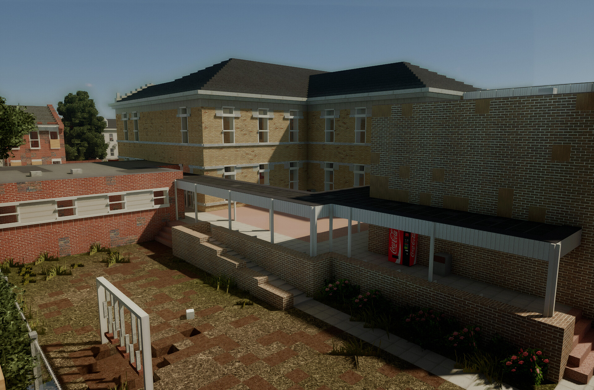 Bronson neighborhood on TRS Minecraft Map