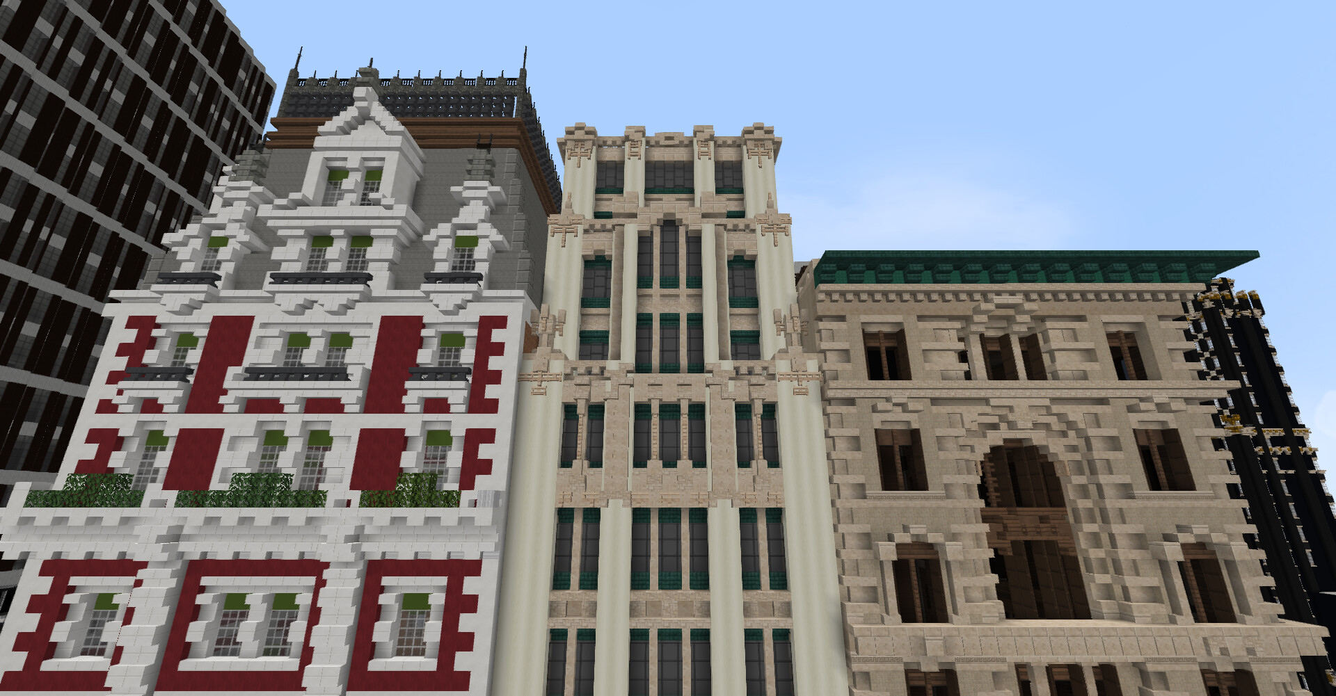 Slim Art Deco Building Minecraft Map