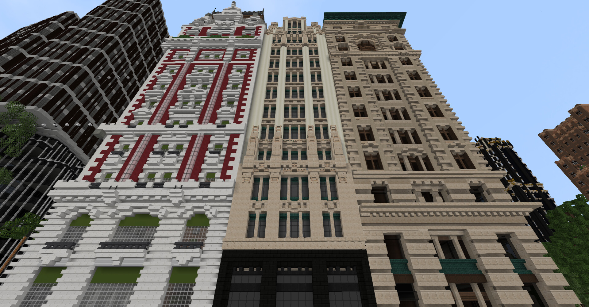 Slim Art Deco Building Minecraft Map