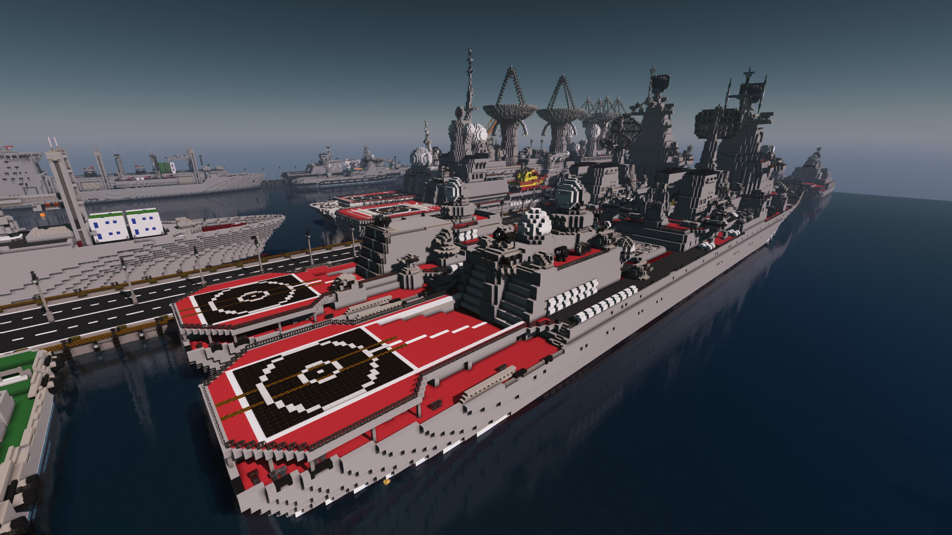 Rusian Navy Slava-class Cruiser (Modern Upgrade) Minecraft Map