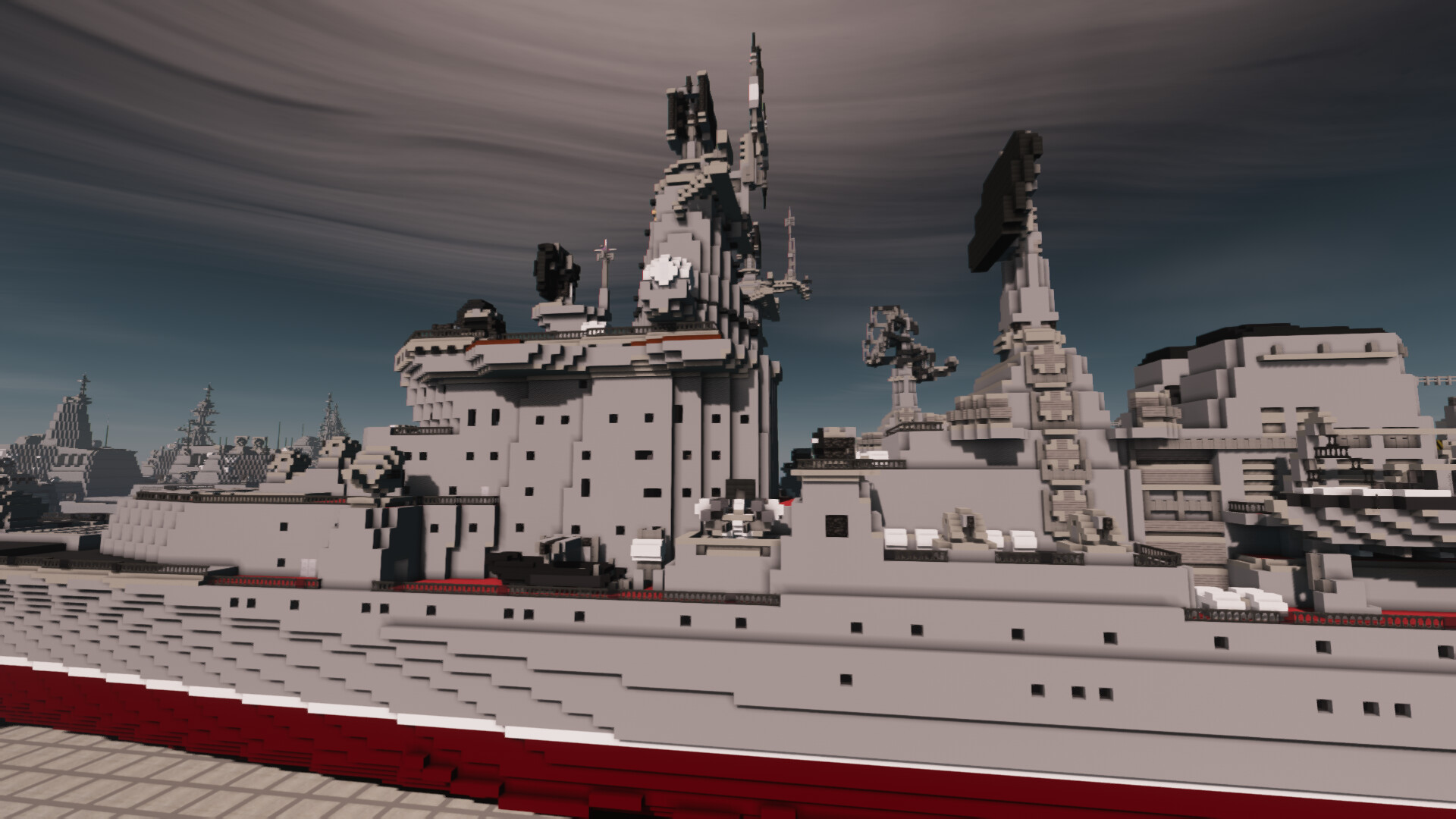 Rusian Navy Slava-class Cruiser (Modern Upgrade) Minecraft Map