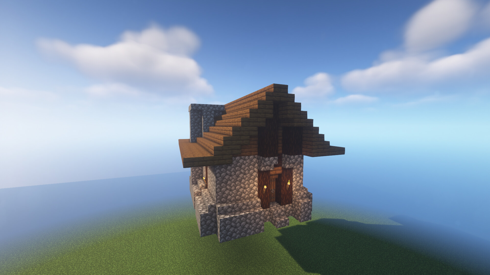 Tiny Spurce medieval house Minecraft Map