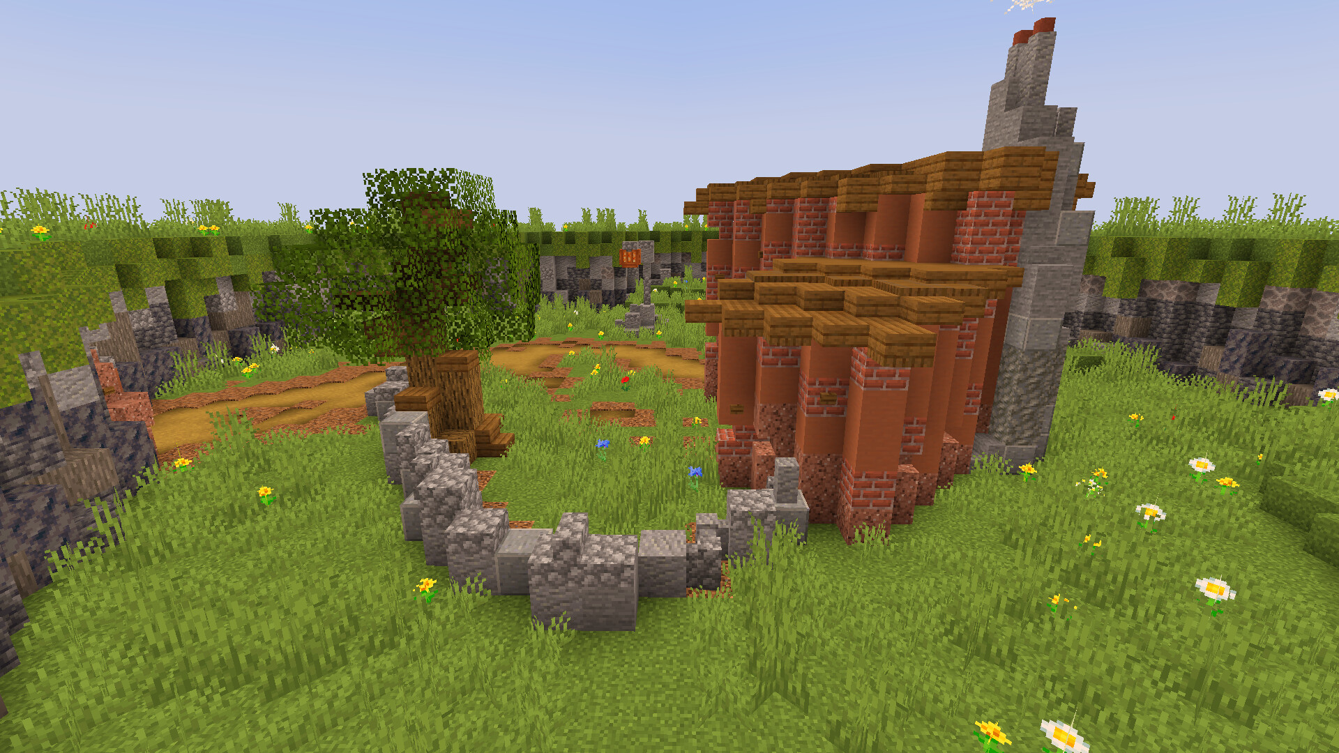 Small brick cottage Minecraft Map