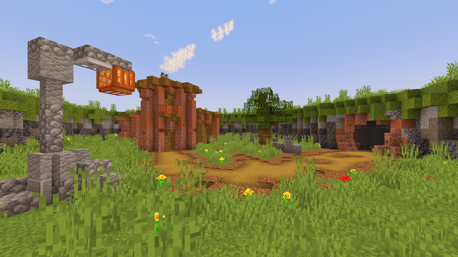 Small brick cottage Minecraft Map