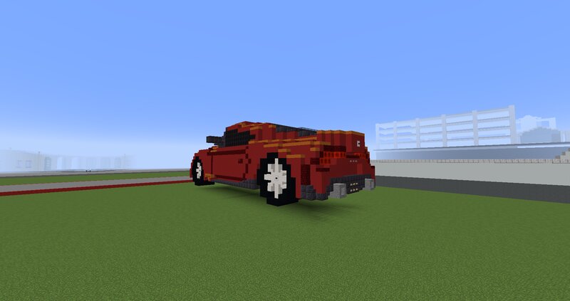 Toyota Supra Mk5 Minecraft Map