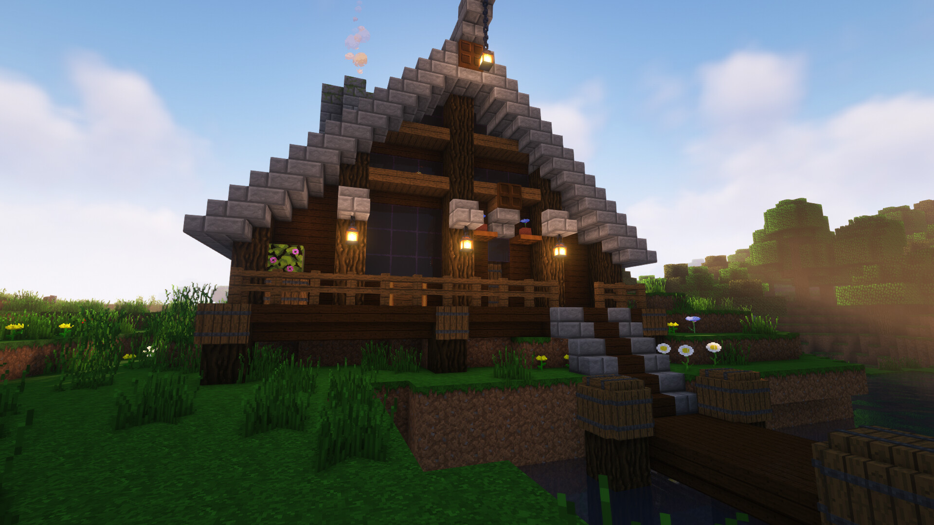 Simple Log Cabin Minecraft Map