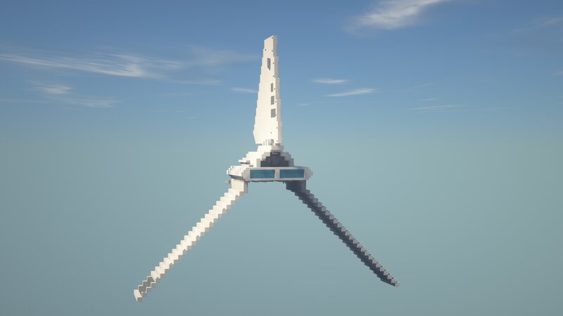 Star Wars: Lambda-Class Imperial Shuttle Minecraft Map