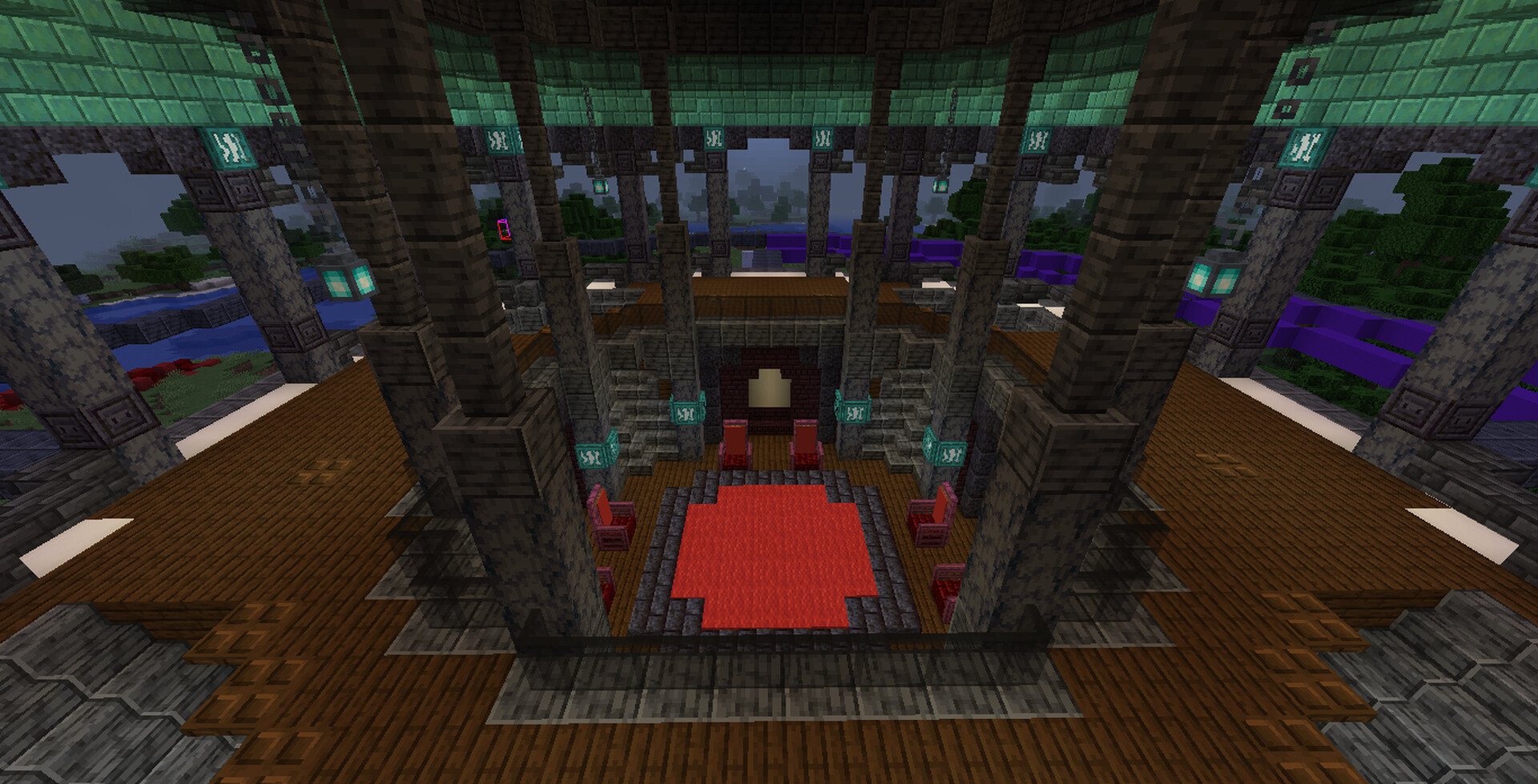 Nether pavilion Minecraft Map