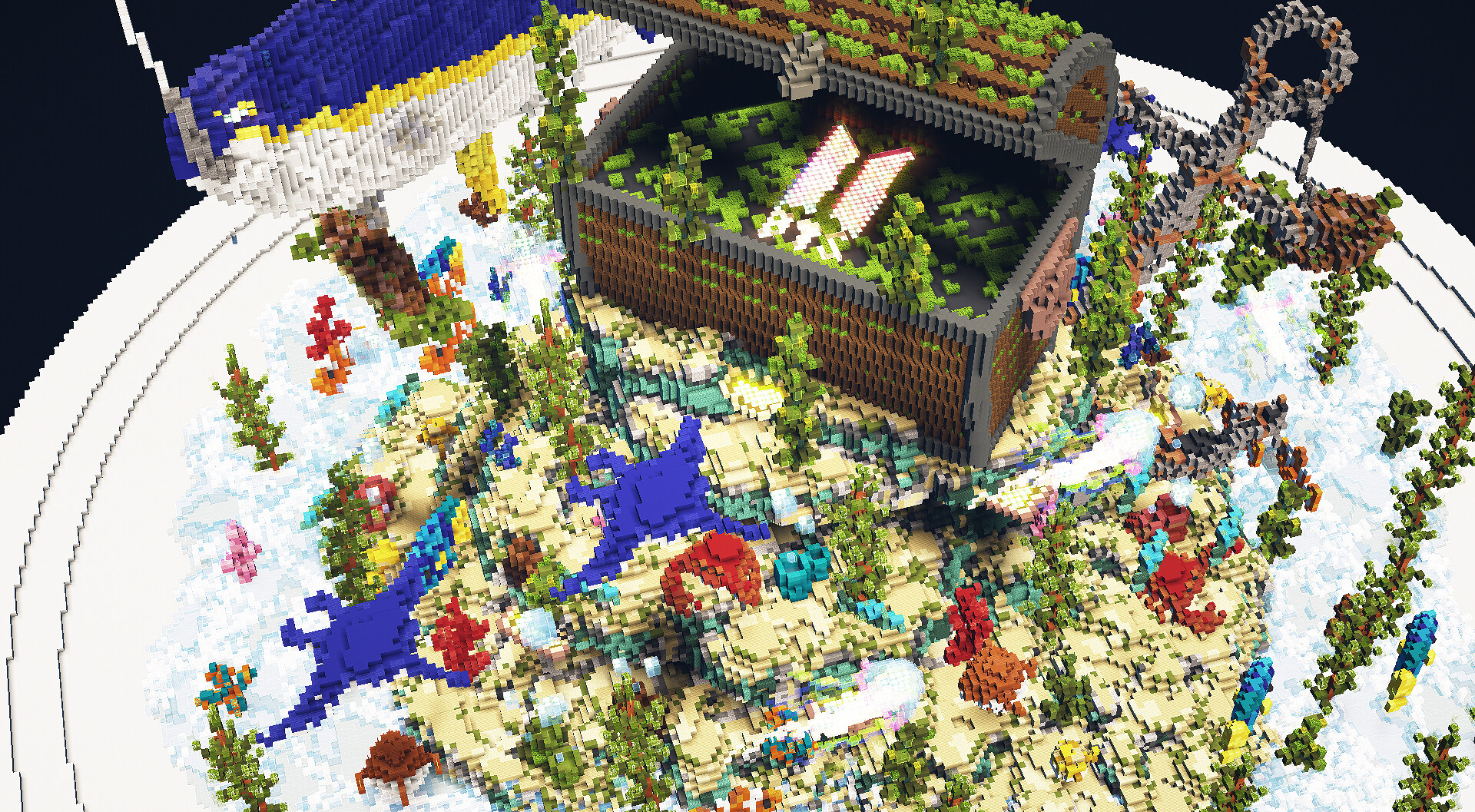 How to build BTS Jin’s Super Tuna Minecraft Map