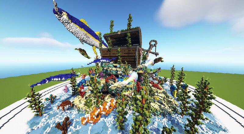 How to build BTS Jin’s Super Tuna Minecraft Map