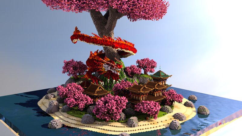 Japanese Spawn Minecraft Map