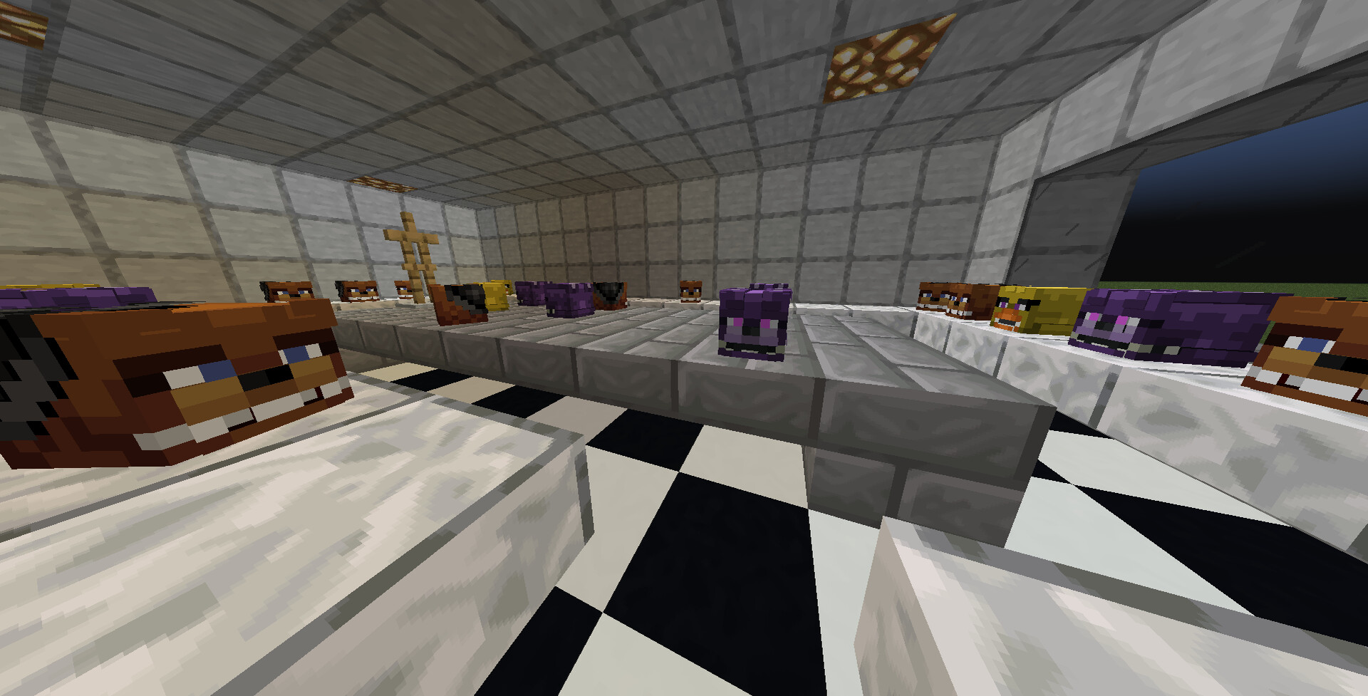 Fnaf 1 Map Minecraft Map