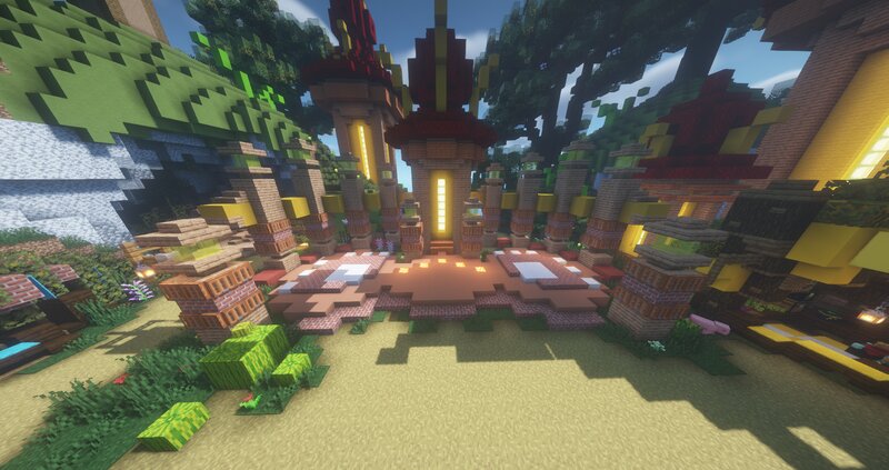 🟦 Survival Spawn 🟦 Minecraft Map