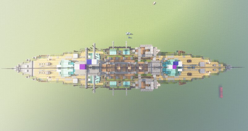 Fictional Dreadnought Minecraft Map