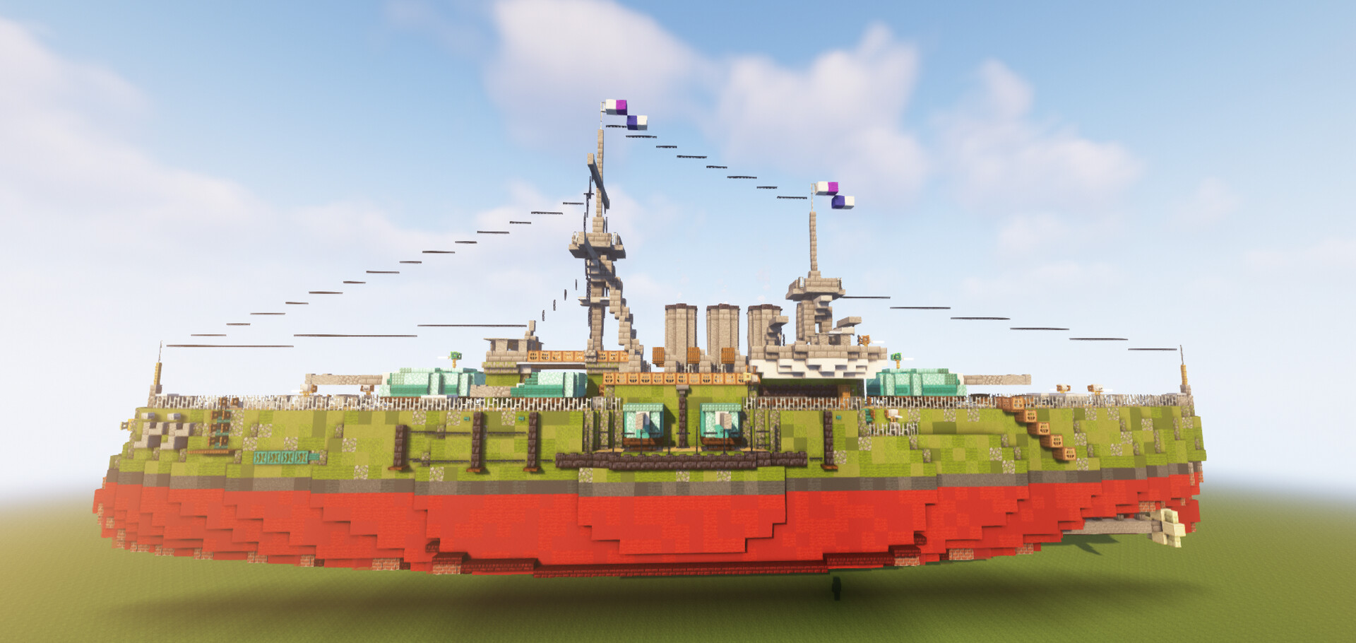 Fictional Dreadnought Minecraft Map