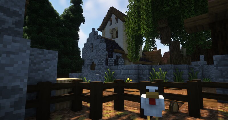 Medieval forest village Minecraft Map