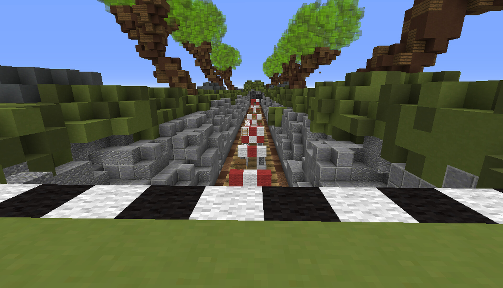 Map Parkour - rails Minecraft Map