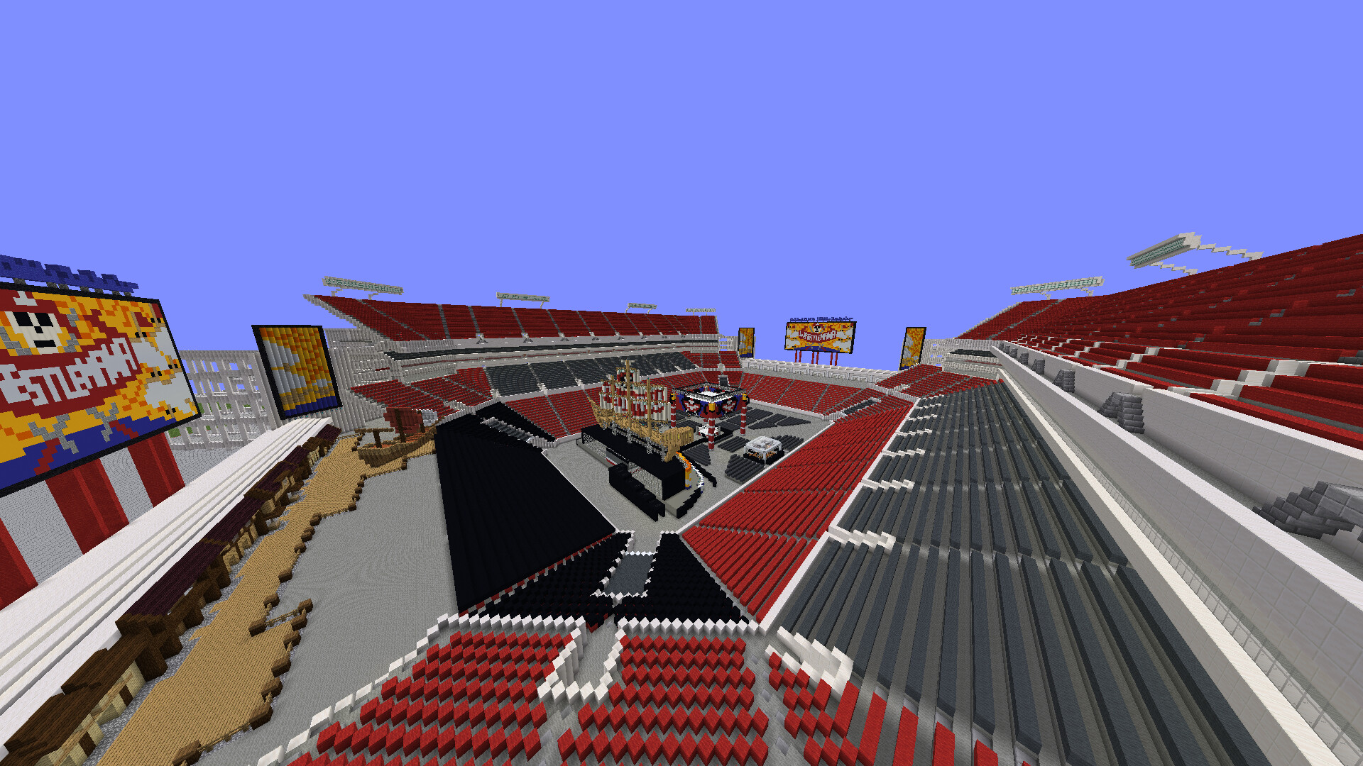 WWE WRESTLEMANIA 37 – Raymond James Stadium Minecraft Map