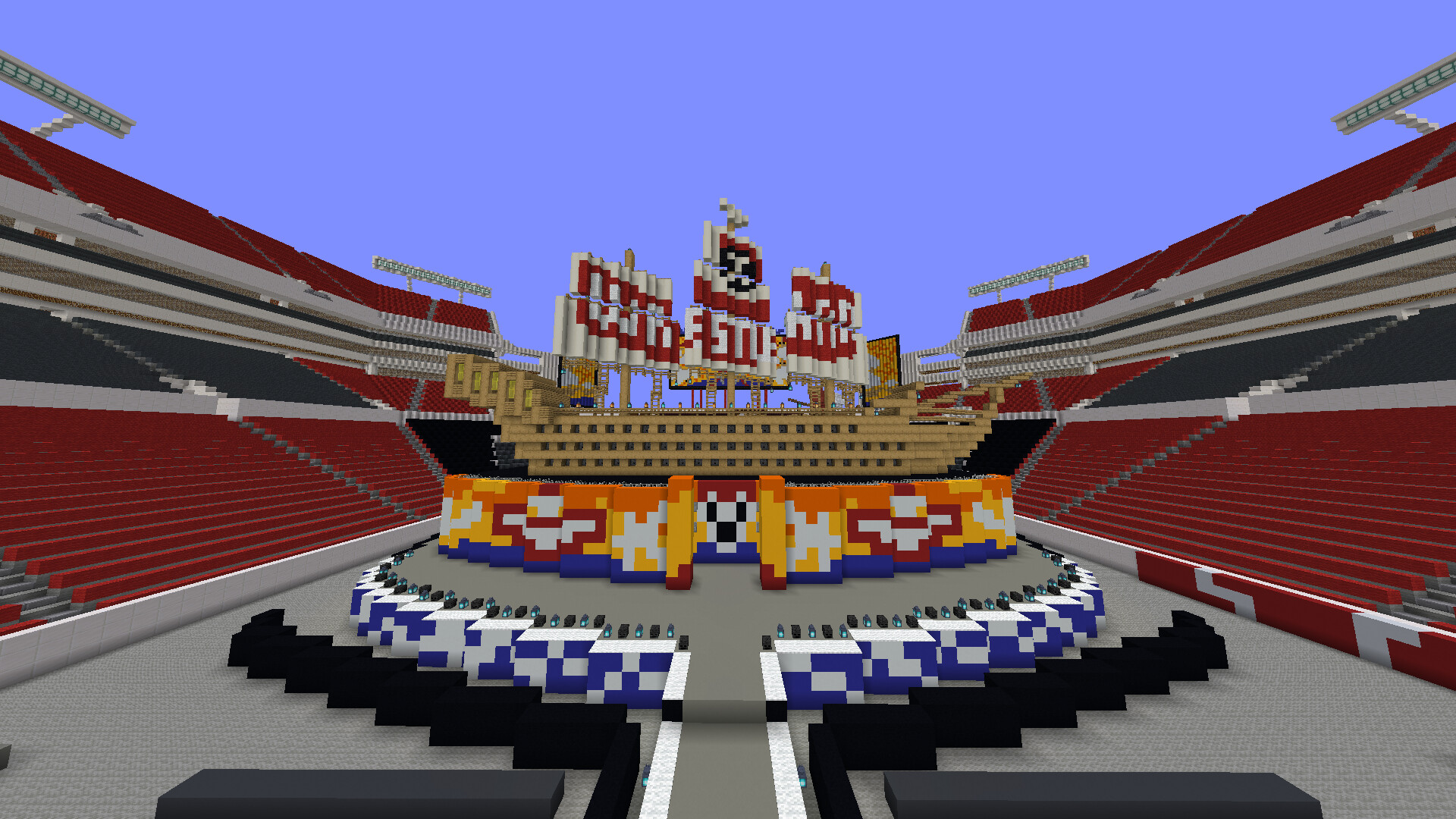 WWE WRESTLEMANIA 37 – Raymond James Stadium Minecraft Map