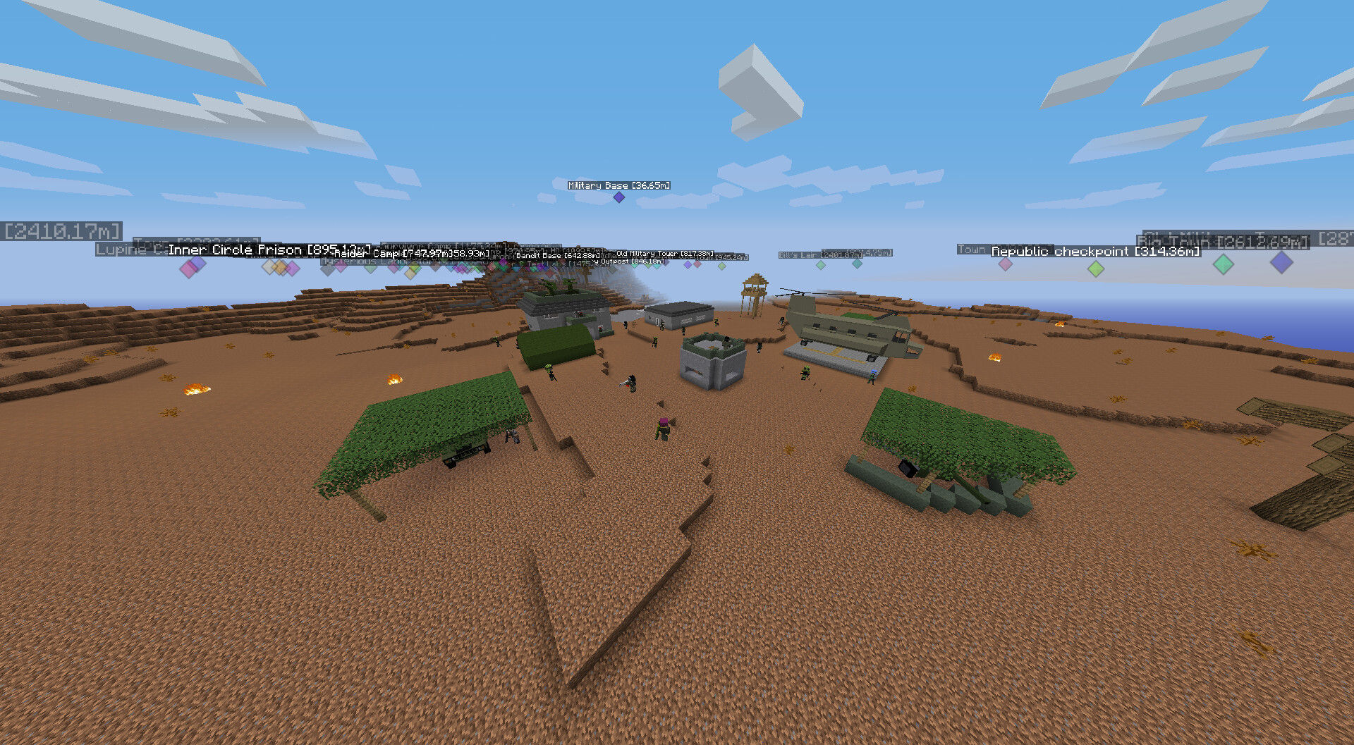 Flans Mod Wasteland Adventure Map Minecraft Map