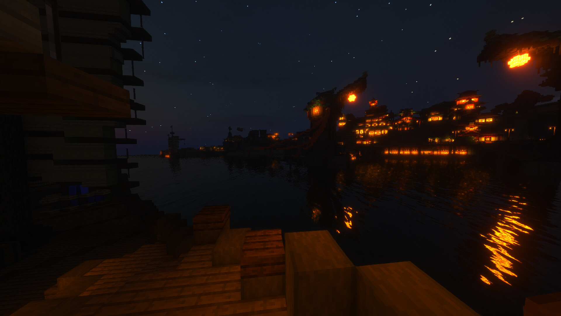 Liyue Harbour from Genshin Impact in Minecraft | 1:1 Scale Minecraft Map