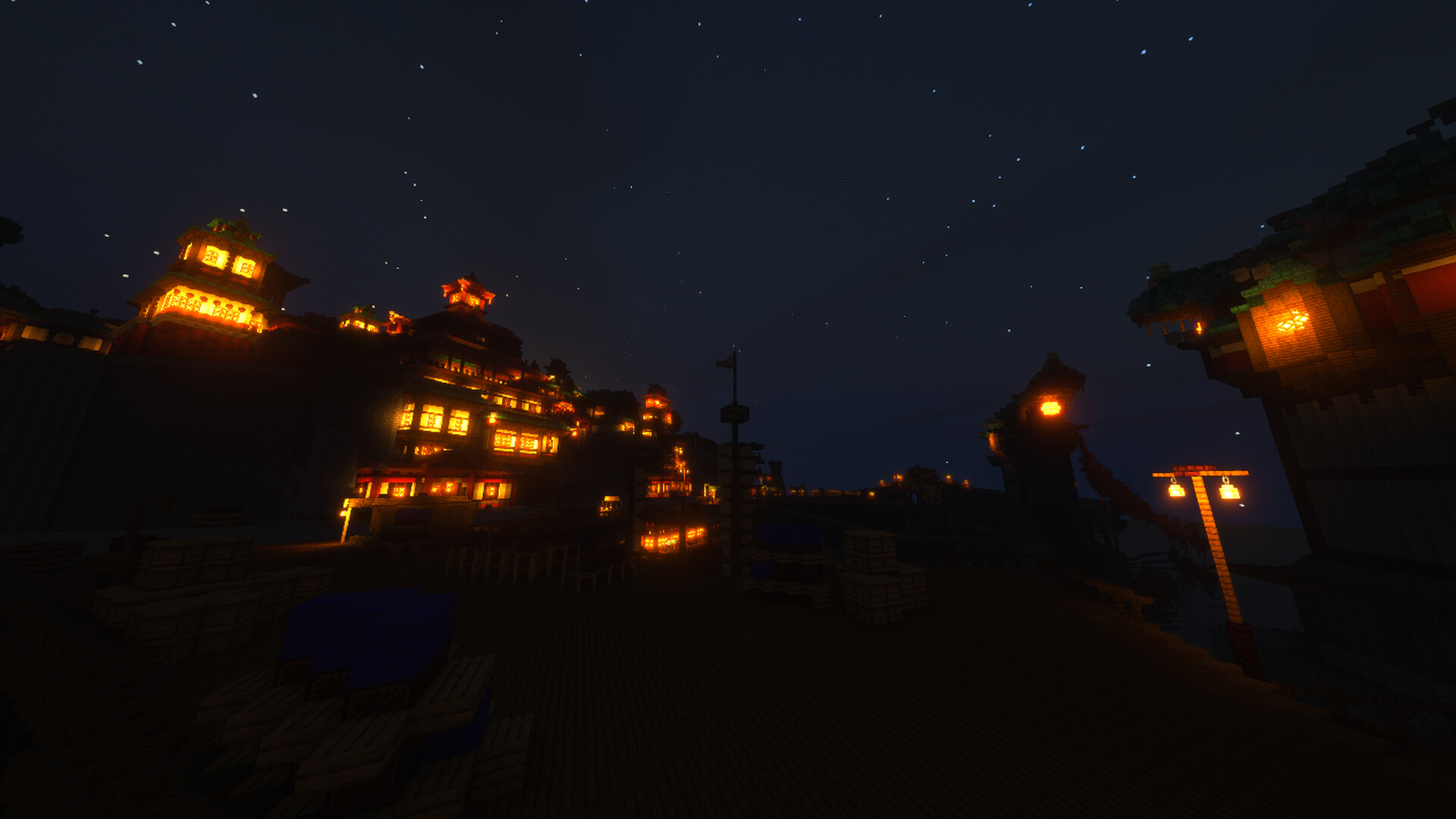 Liyue Harbour from Genshin Impact in Minecraft | 1:1 Scale Minecraft Map